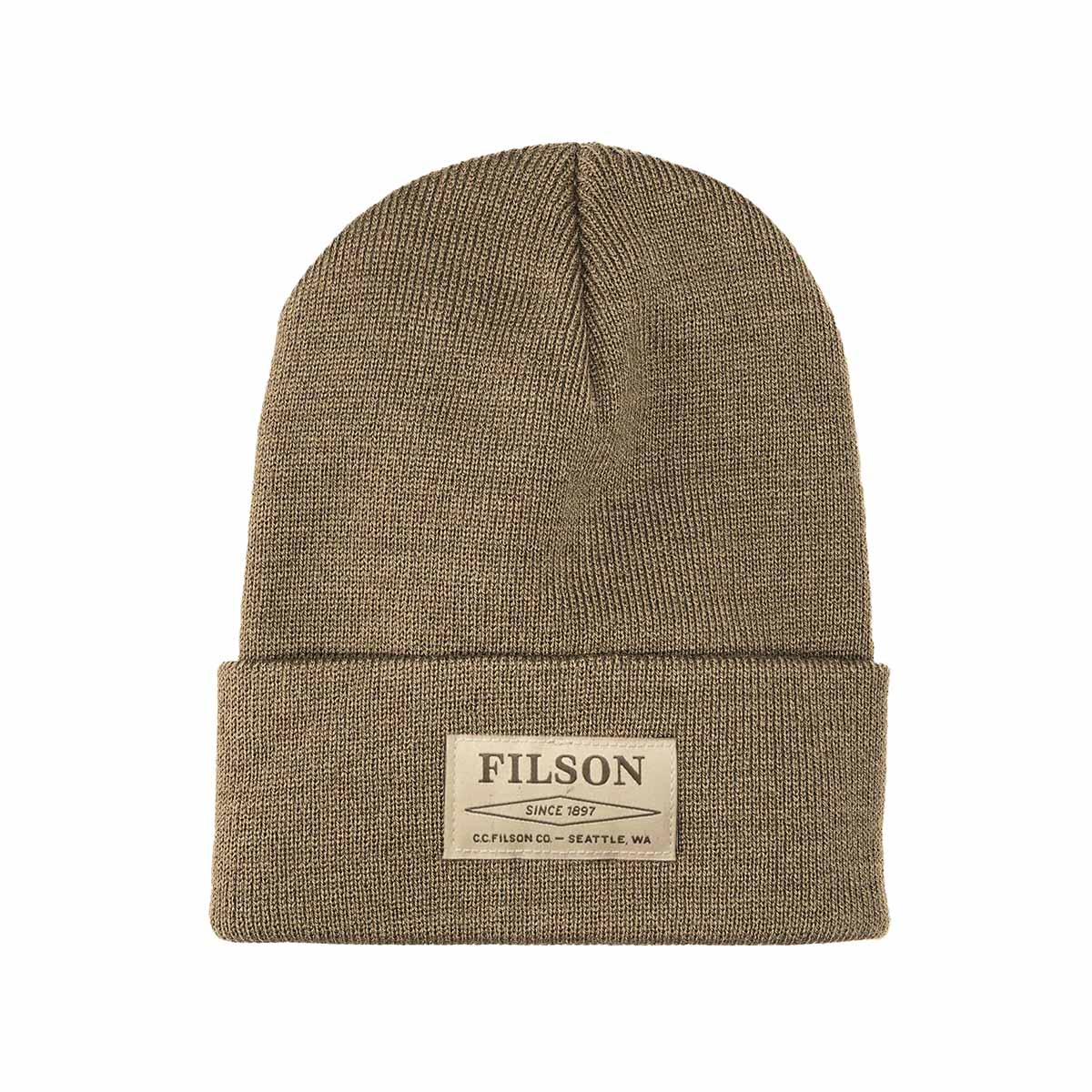 Filson Ballard Watch Cap Copper, 100% acrylic beanie insulates through ...