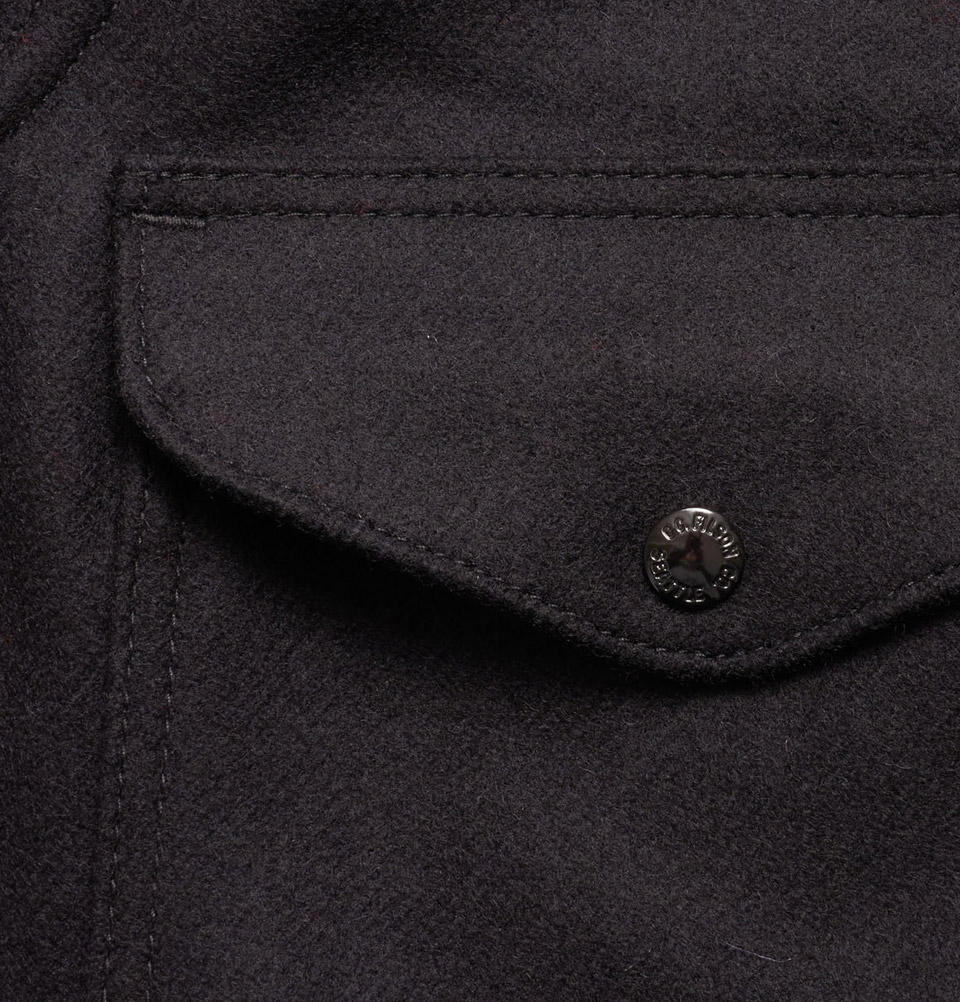 Filson Mackinaw Wool Cruiser Jacket Dark Navy, iconic Cruiser