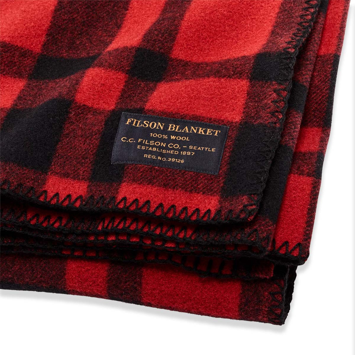 Filson MacKinaw Blanket Red/Black Heritage Plaid, warm, soft blanket ...