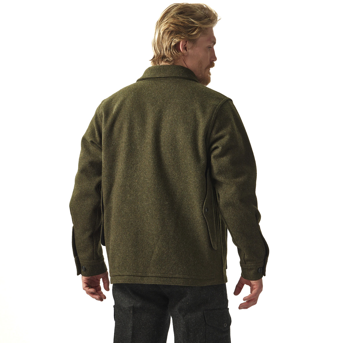 Filson Mackinaw Wool Cruiser Jacket Forest Green, iconic Cruiser