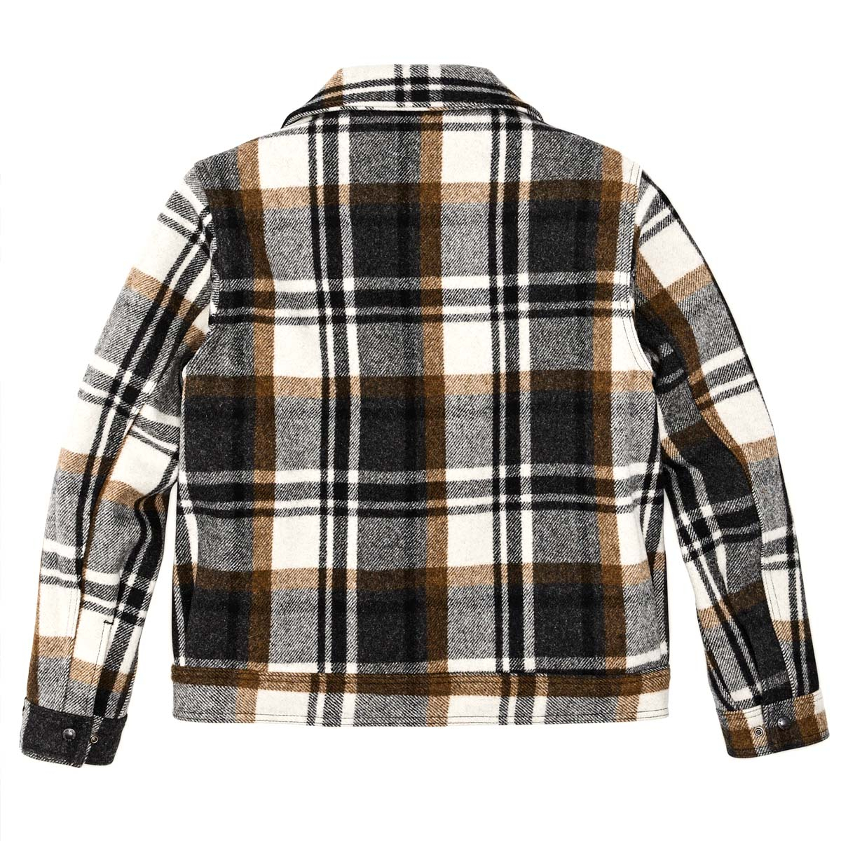 Filson Mackinaw Wool Work Jacket Blue Coal/Copper Heather, iconic Cruiser