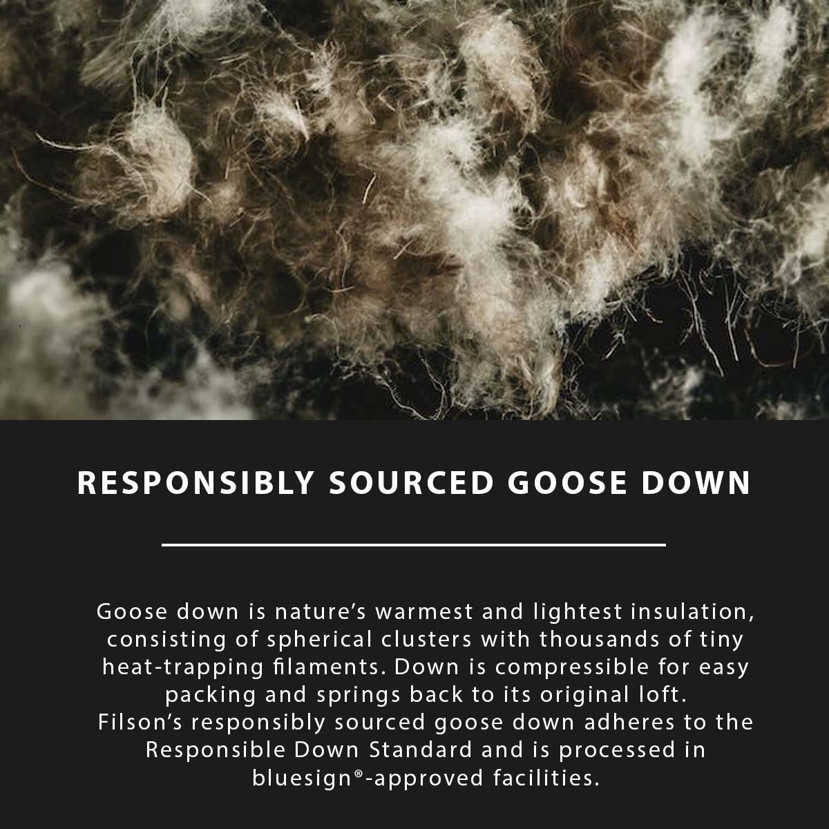 Filson Down Cruiser Jacket Dark Tan, exceptionally warm and abrasion ...