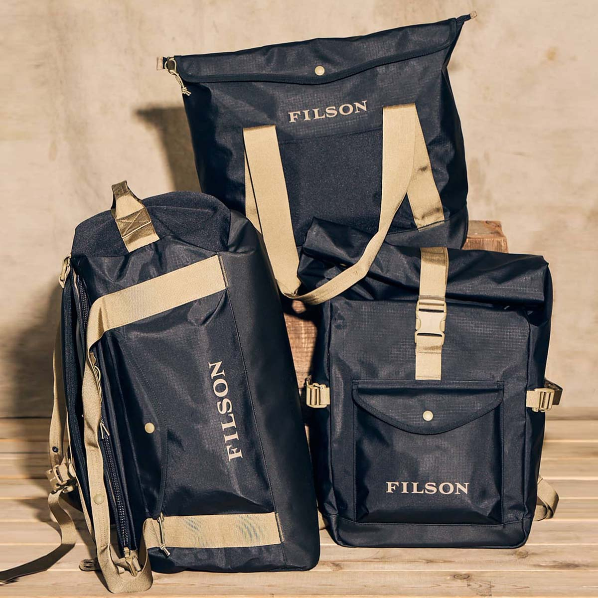 Filson All-Weather 50L Duffle Slate/Canteen/Covert