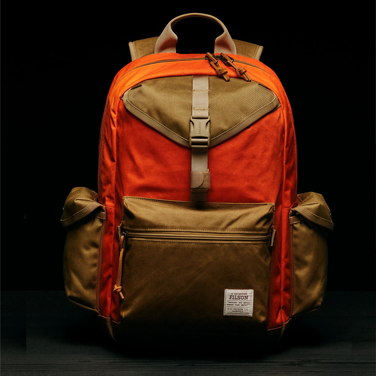 Filson Surveyor 36L Backpack Dark Tan/Flame