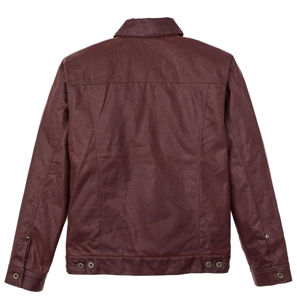 Filson Tin Cloth Short Lined Cruiser Jacket Fired Brick, tough work jacket