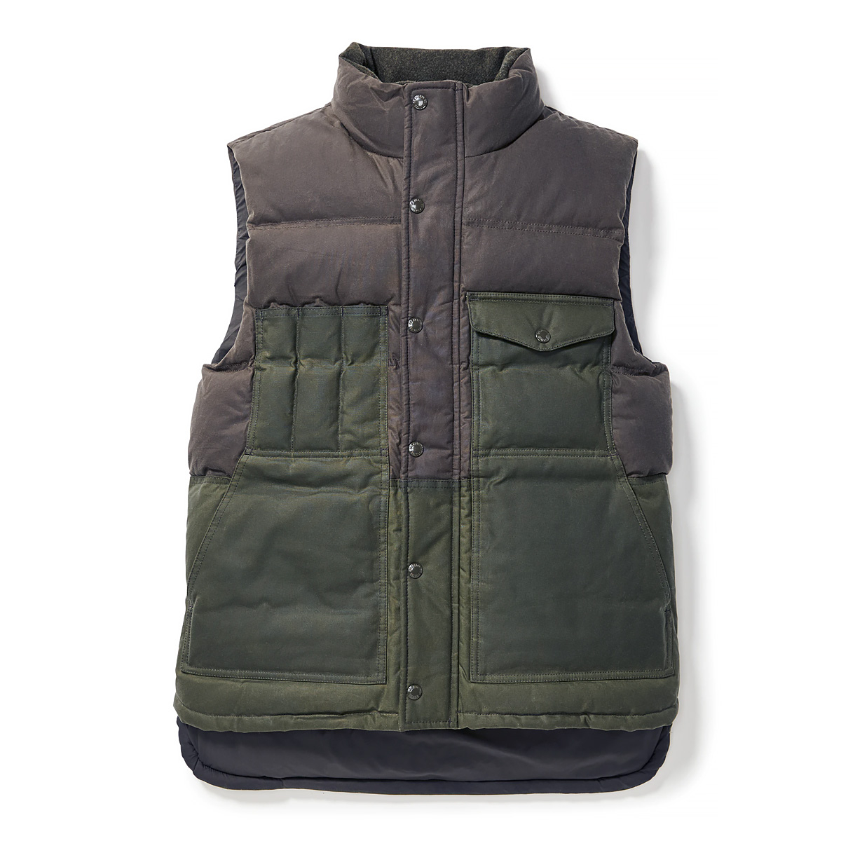 Filson Down Cruiser Vest Otter Green, an exceptionally warm and ...