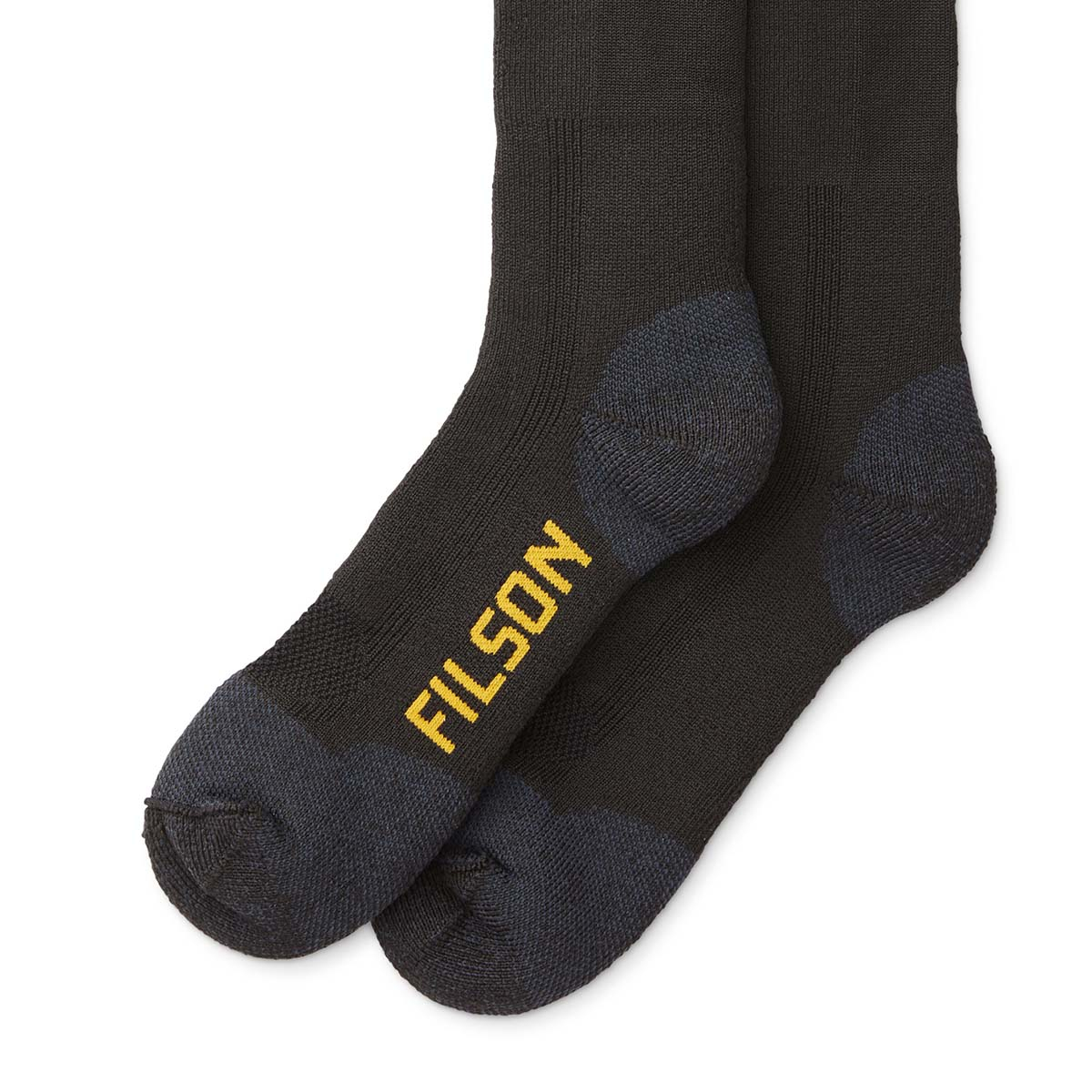 Filson Midweight Technical Boot Sock Black, quick-drying and moisture ...